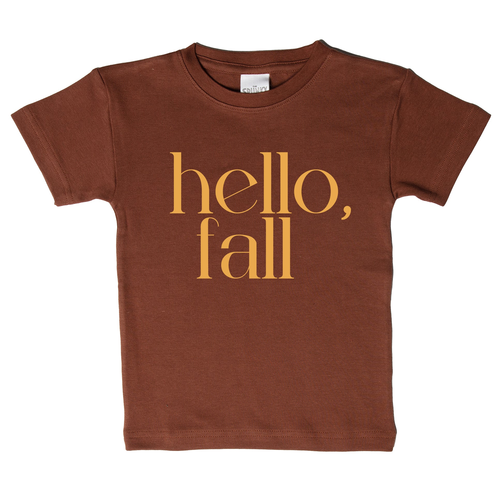 The Spunky Stork - Hello Fall Organic Baby Bodysuit Toddler Shirt