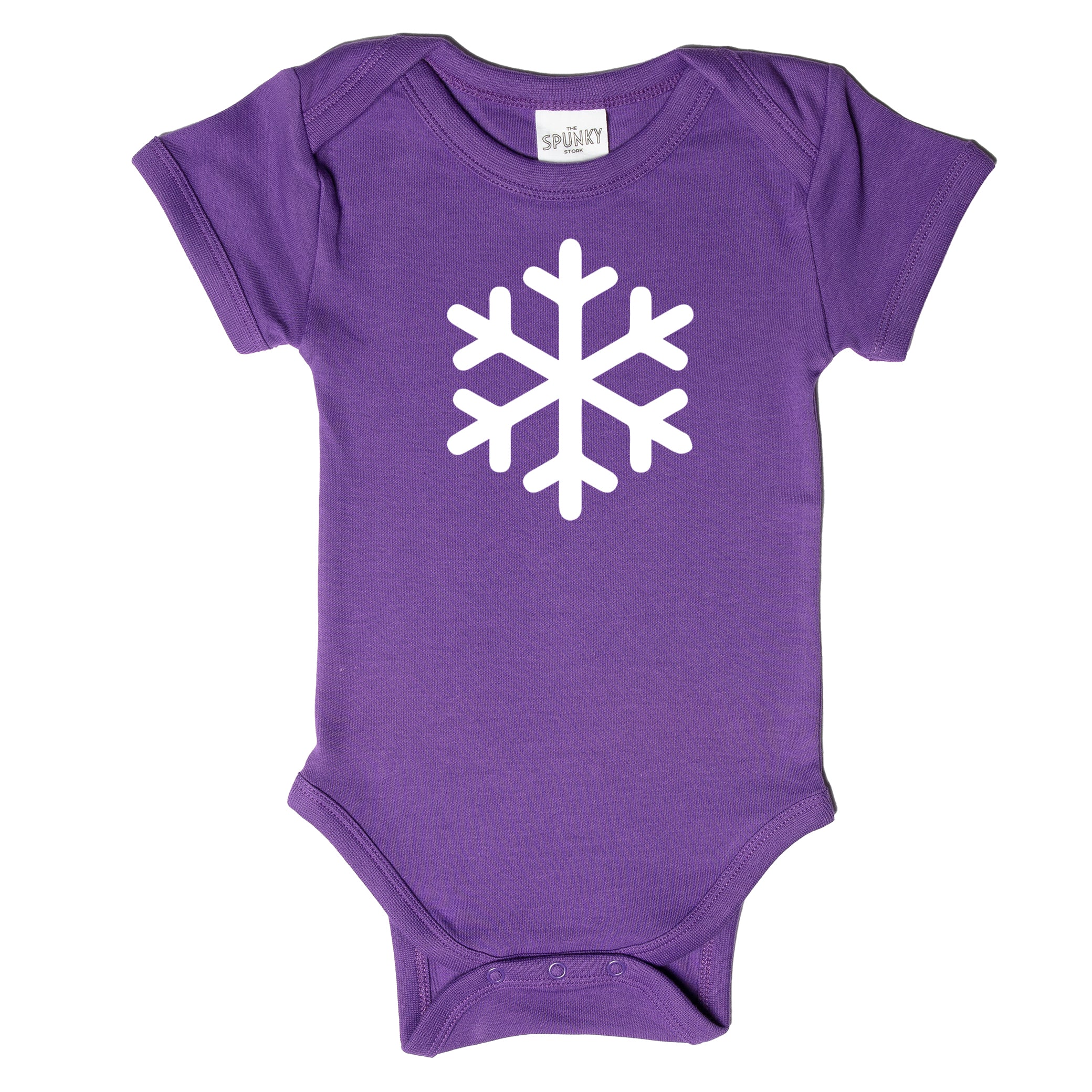 Simple Snowflake Winter Christmas Baby Kids Top | Spunky Stork