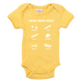 The Spunky Stork - Pasta Chart Foodie Cute Italian Baby Toddler Shirt