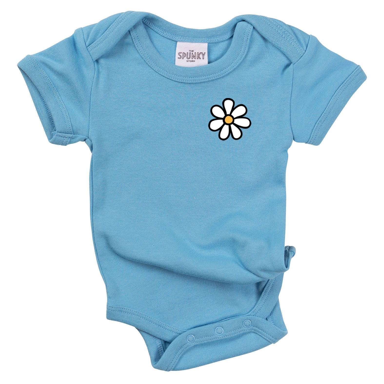 Spring Daisy Girls Organic Cotton Top | The Spunky Stork